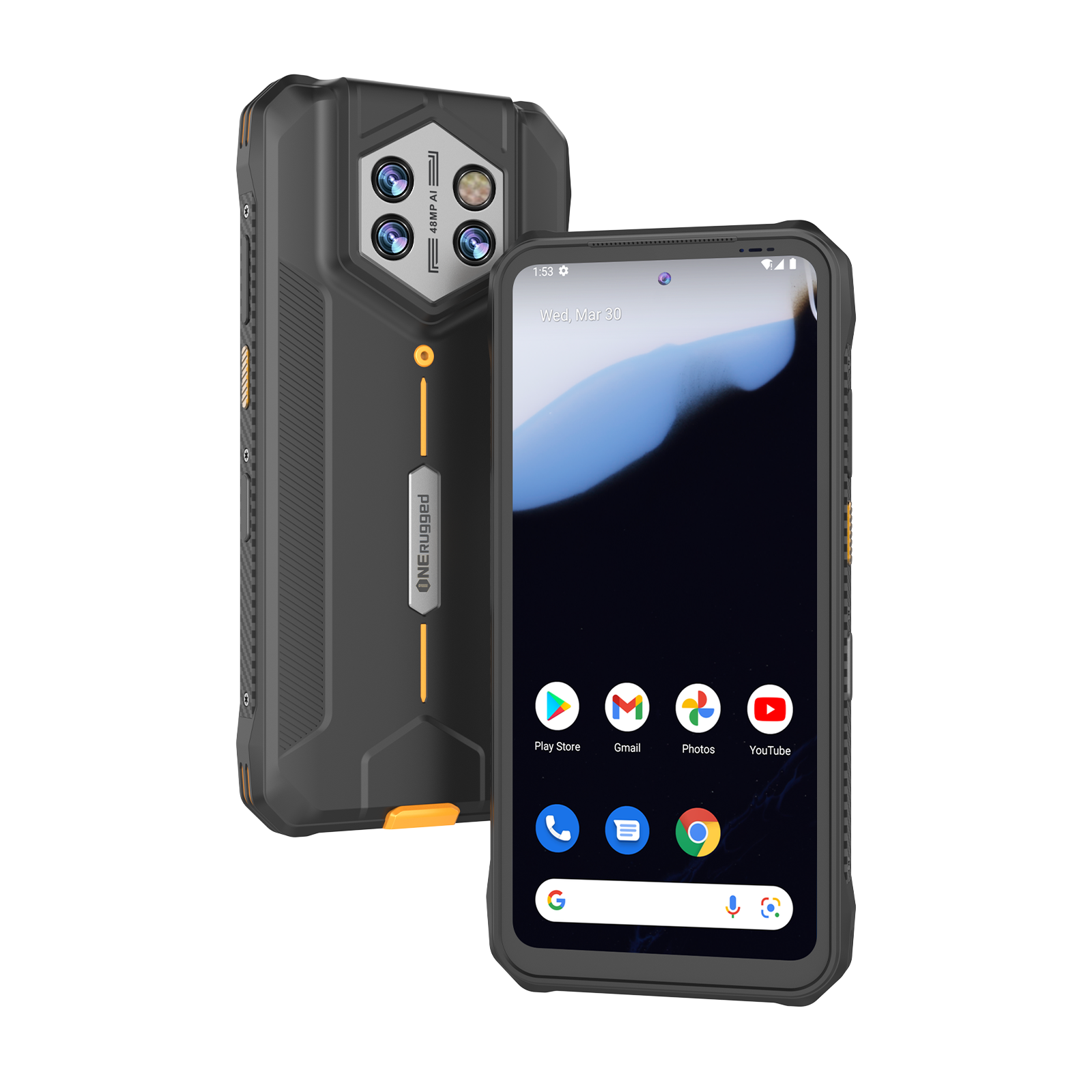 ONERugged P1 Rugged Smartphone 48MP Camera 5800mAh IP68